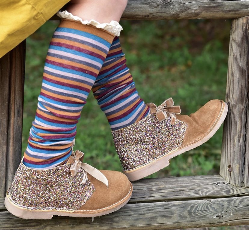 Bota glitter camel - Los Lazos de Claudia
